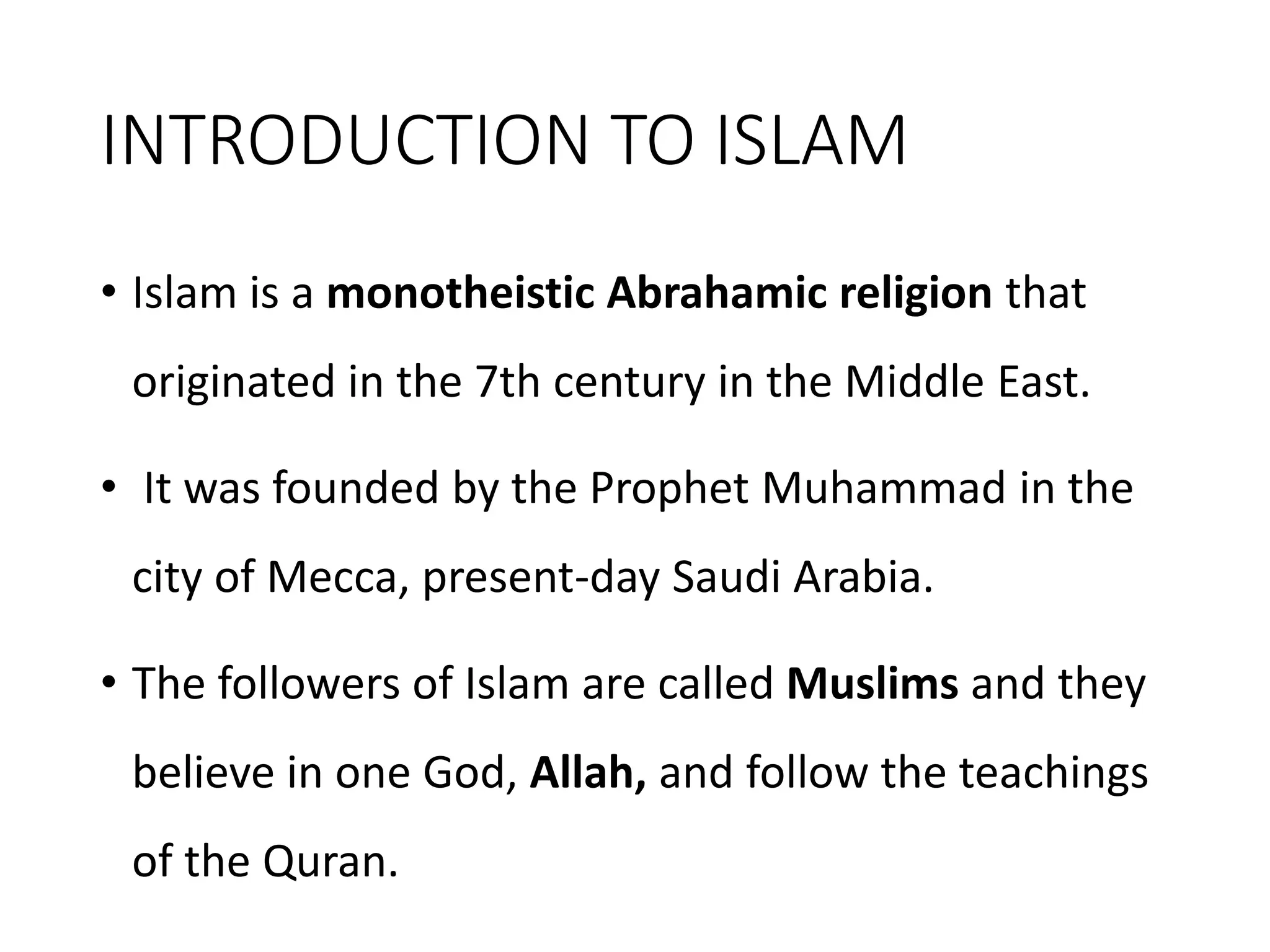 islam and their beliefs and traditions in the society | PPTX | Religion ...