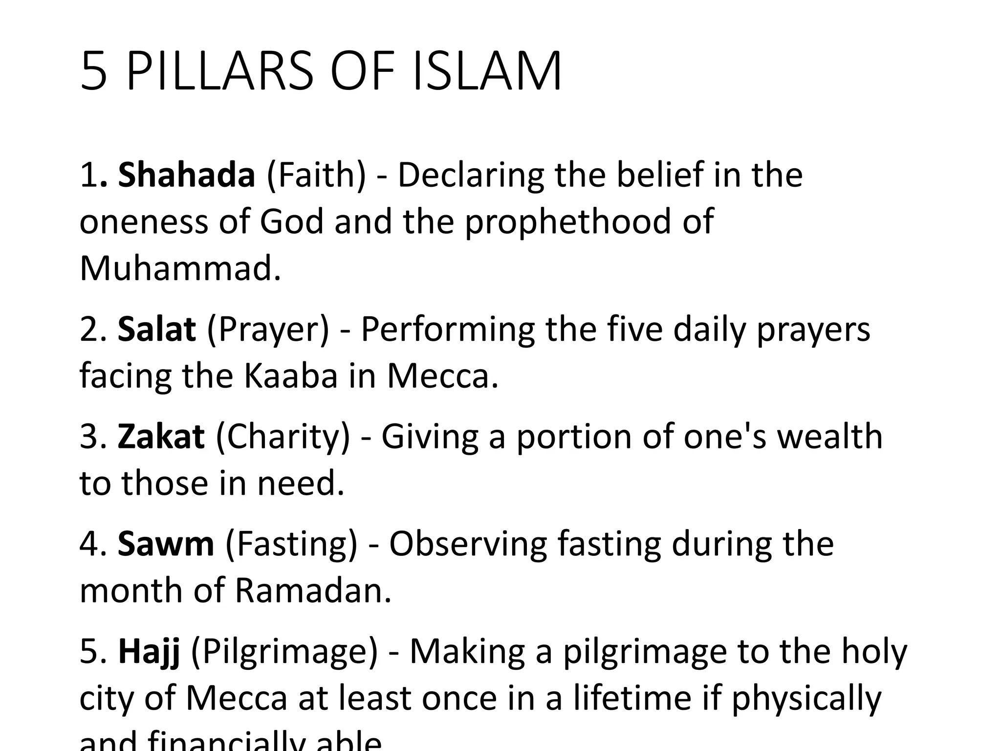 islam and their beliefs and traditions in the society | PPTX | Religion ...