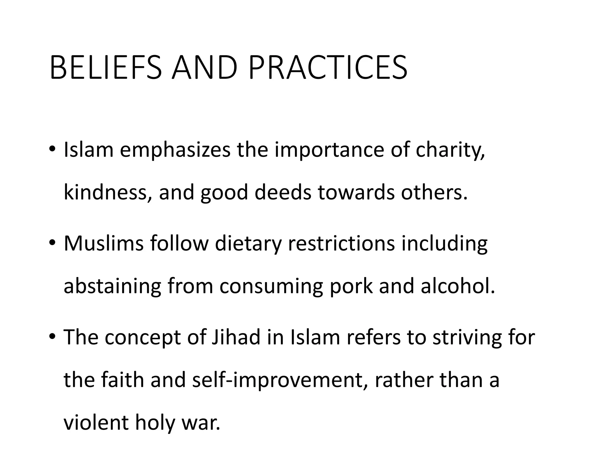 islam and their beliefs and traditions in the society | PPTX | Religion ...