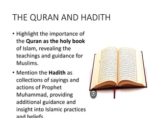 islam and their beliefs and traditions in the society | PPTX | Religion ...