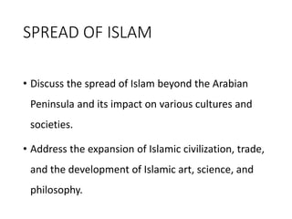 islam and their beliefs and traditions in the society | PPTX