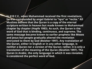Islam /ITWR G-12-WPS Office SAMPLE REPORT POWER POINT | PPTX