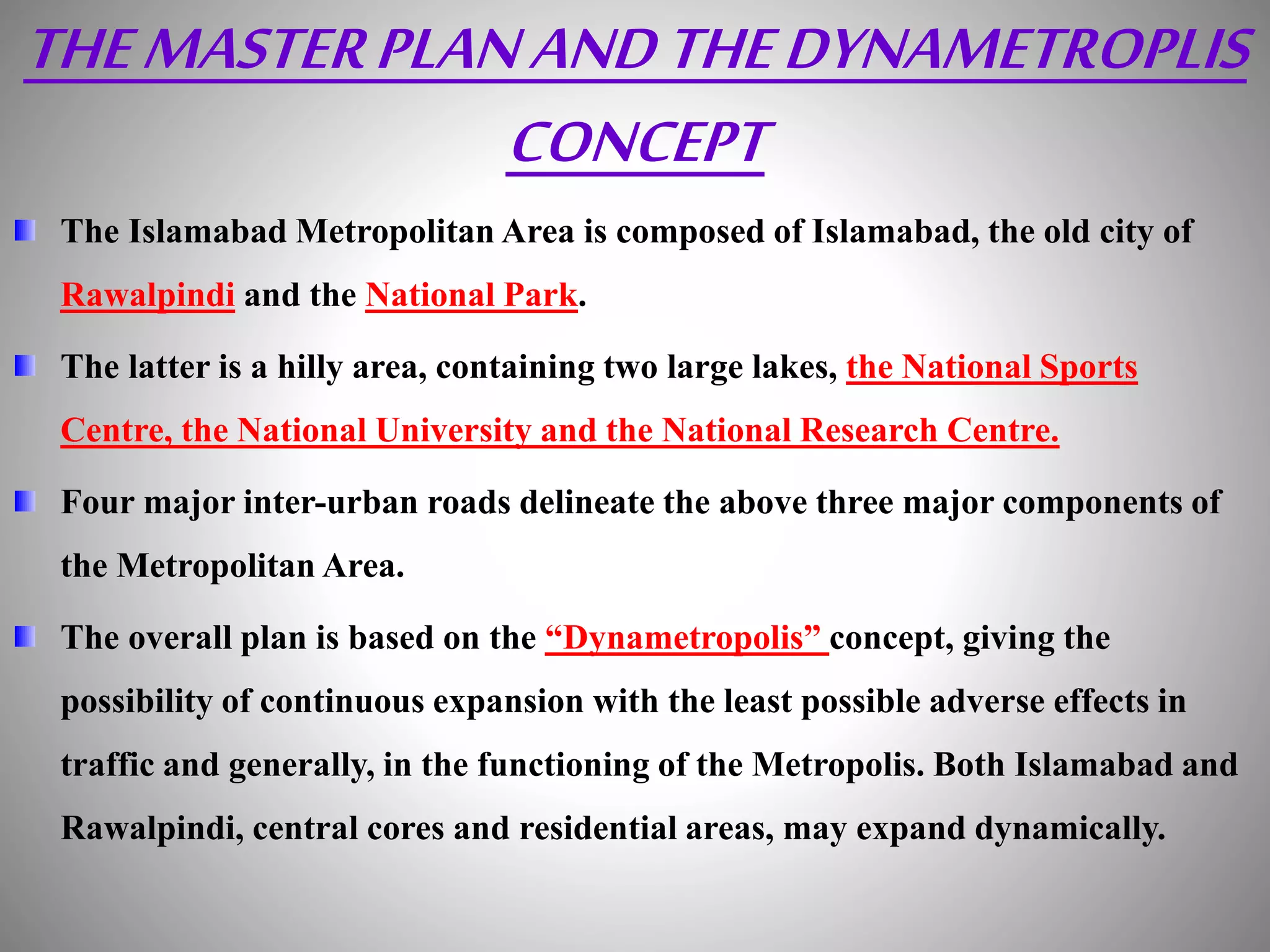 Islamabad city planning | PPTX