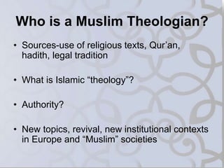 Contemporary Muslim Theologians of Non-Violence | PPTX | Islam ...