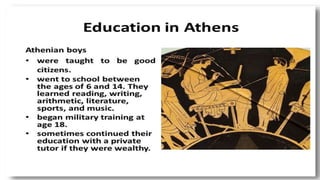 ANCIENT SYSTEM OF EDUCATION AND SCIENCE IN Europe | PPTX