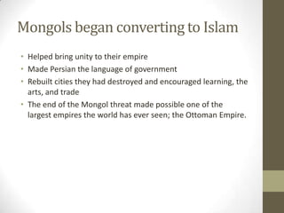 Islam after the crusades | PPT