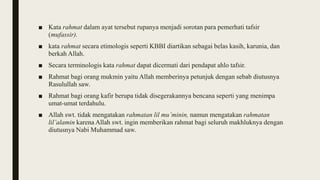 Islam agama rahmatan lil'alamin | PPTX