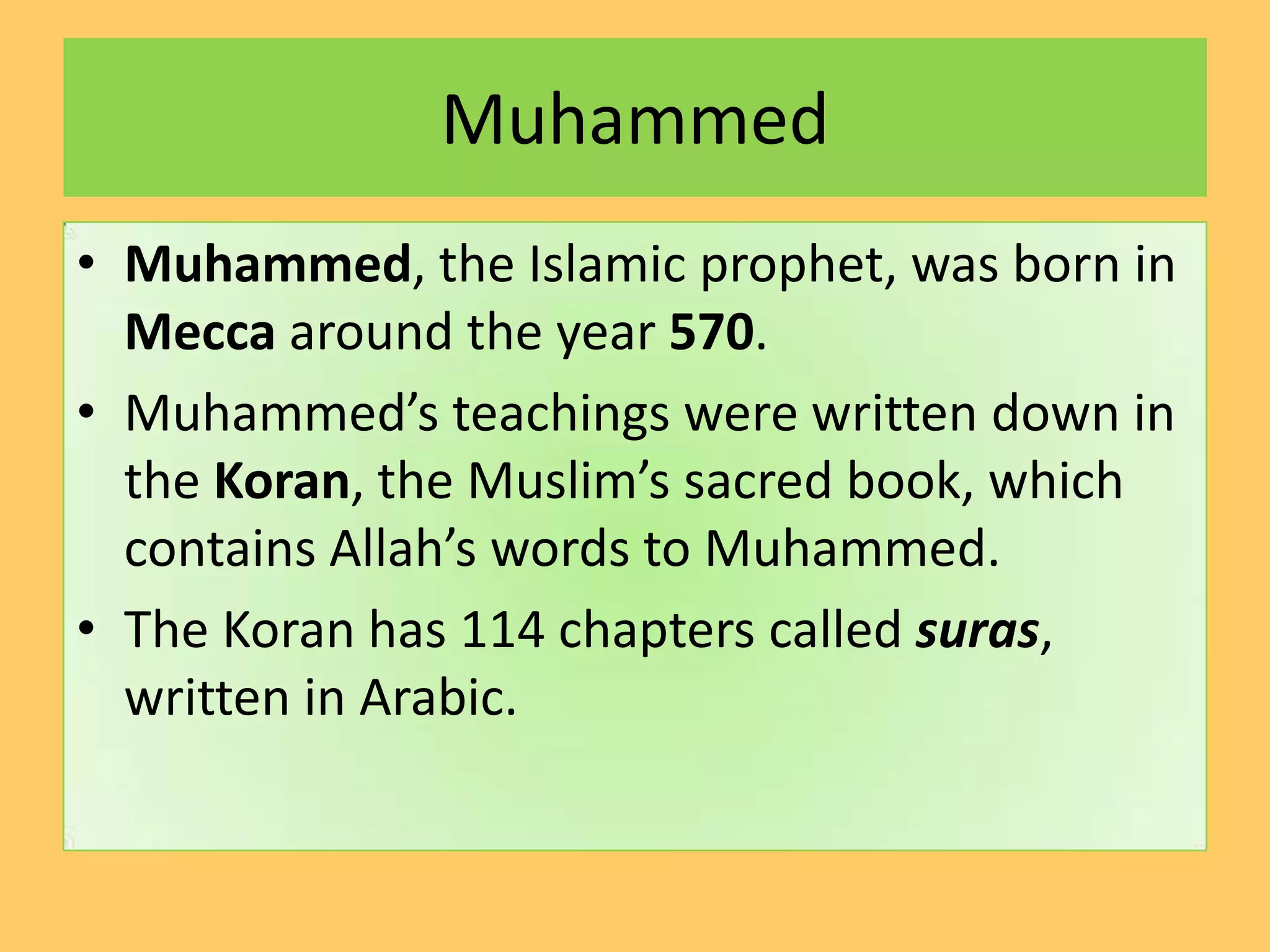 Islam (2 ESO) | PPTX