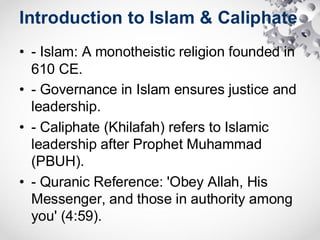 Islam And Caliphate the overview of Islamic Caliphate.pdf