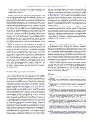 Islam and harm reduction | PDF