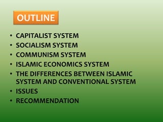Islam and Other Economic System | PPTX