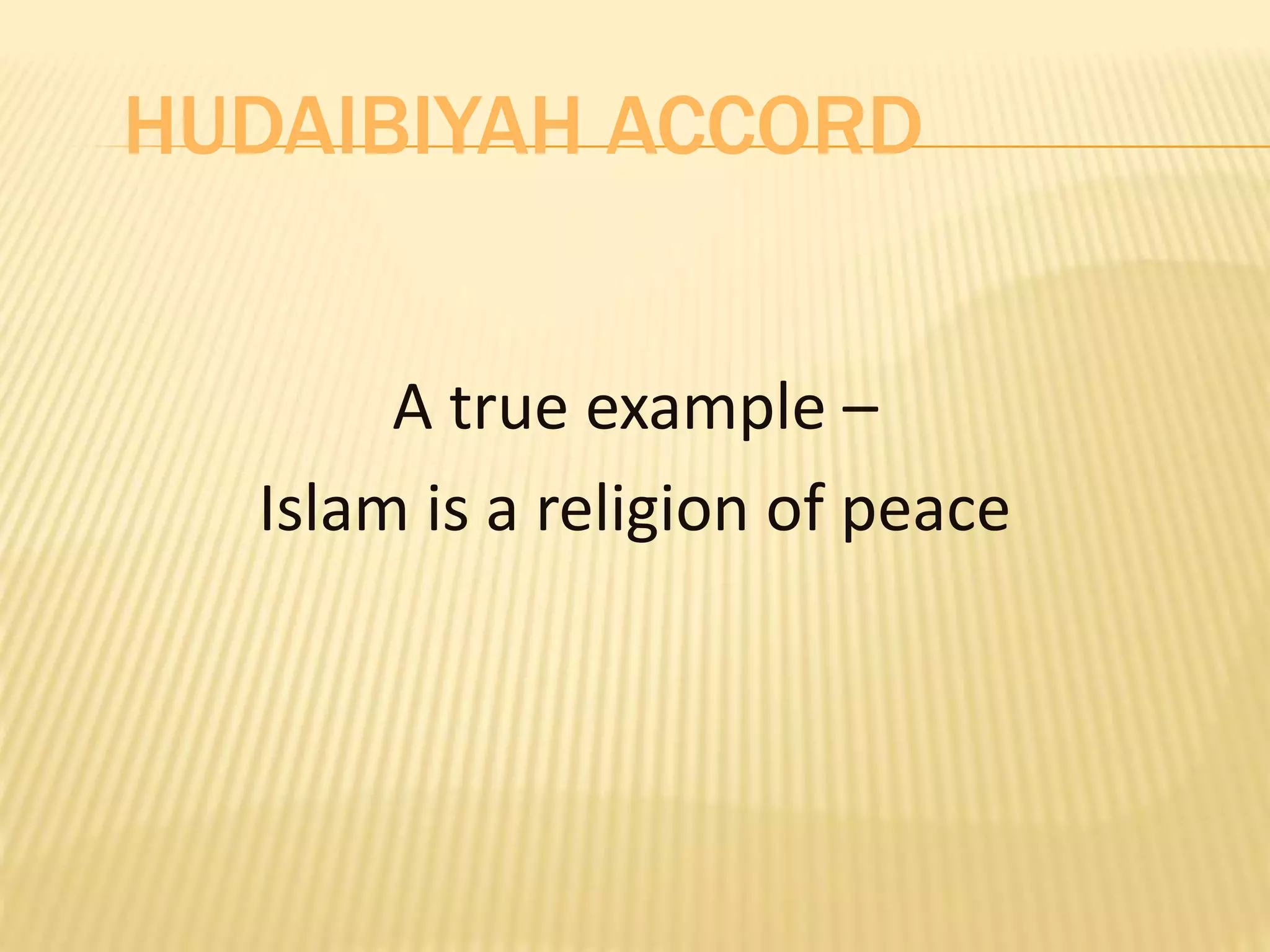 Islam and peace | PPTX