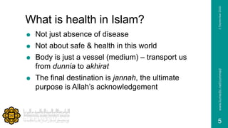 Islam and preventive medicine | PPTX