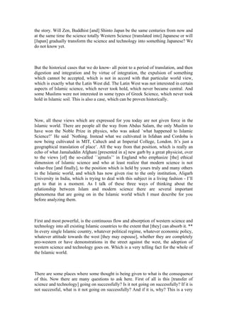 Islam And Science | DOC