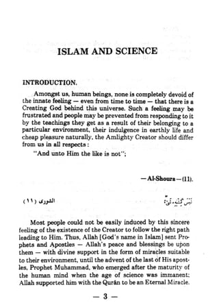 Islam and science vol 1 | PDF