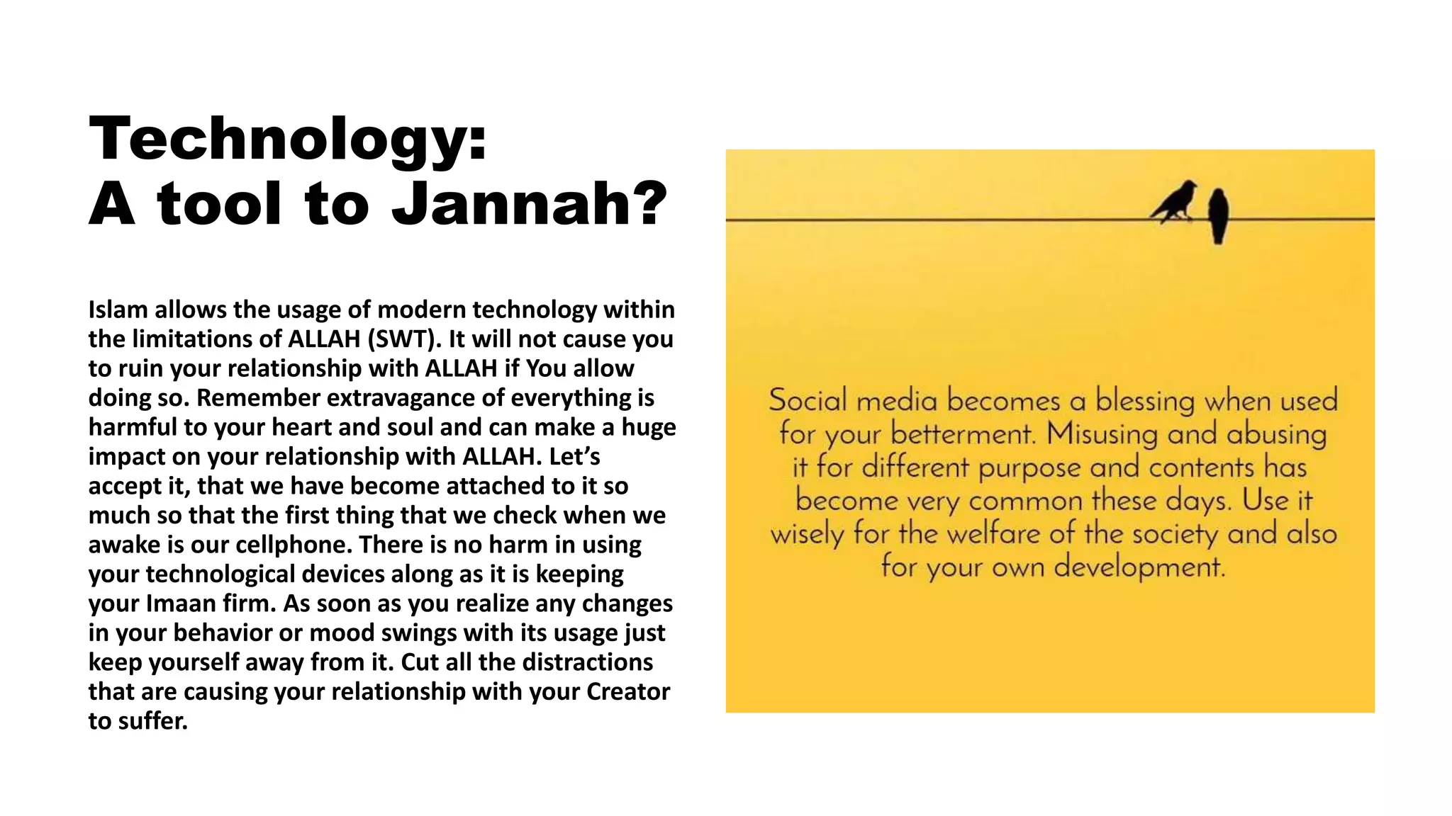 Islam and technology | PPTX