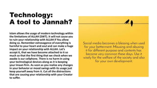 Islam and technology | PPTX