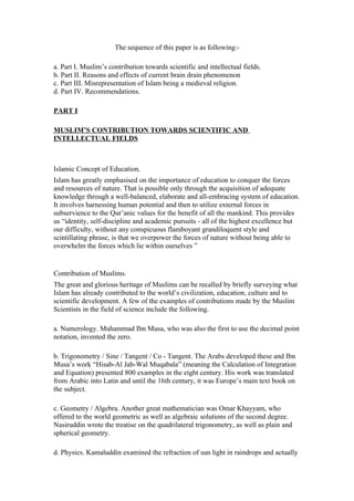 Islam And The Modern Science | DOC | Islam | Religion & Spirituality