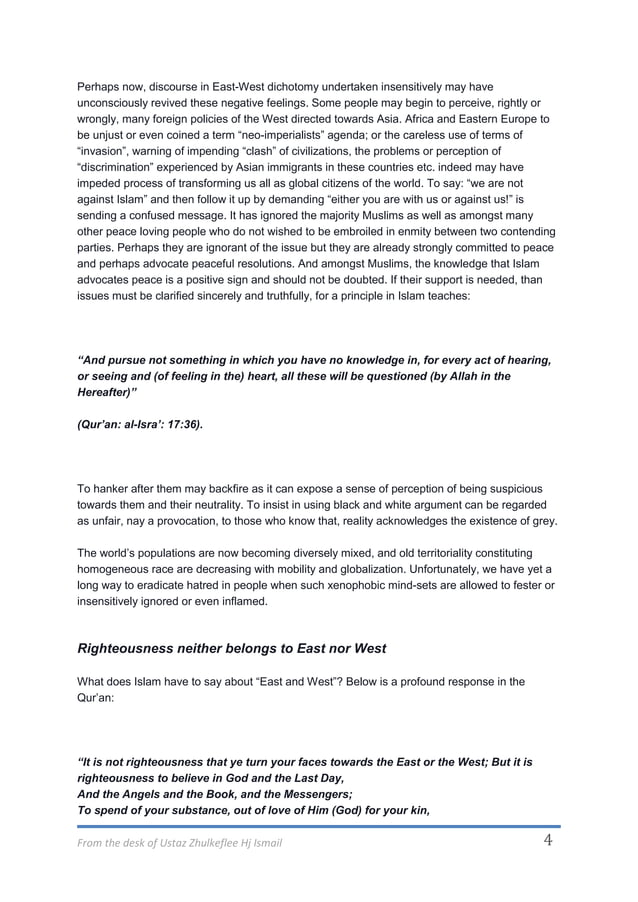 Islam and the west | PDF