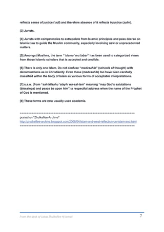 Islam and the west | PDF