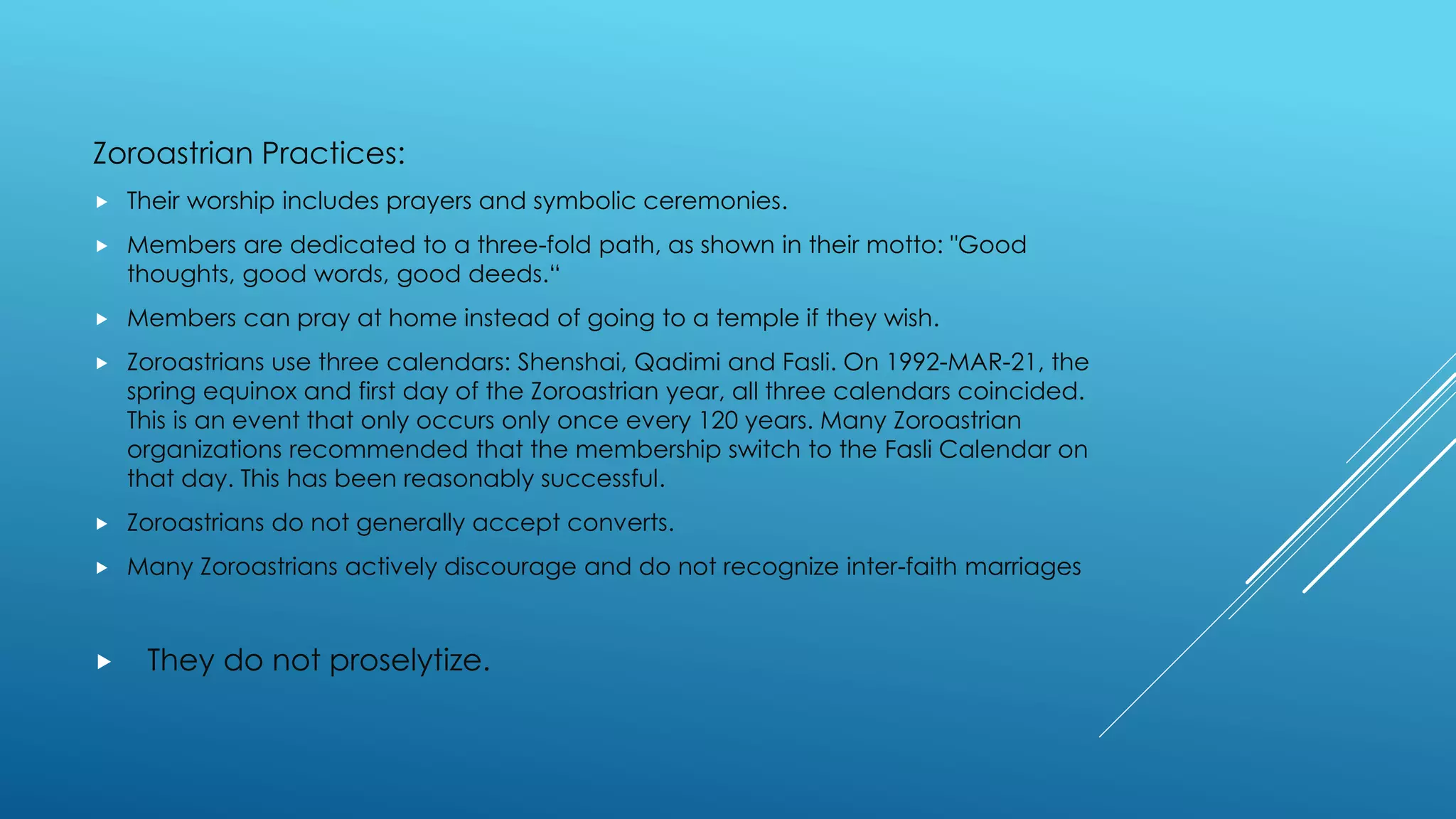 Islam and Zoroastrianism | PPTX