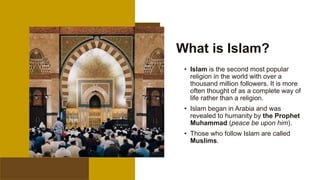 Presentation on Islam including 5 pillars | PPTX