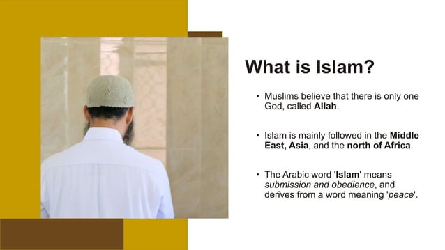Presentation on Islam including 5 pillars | PPTX