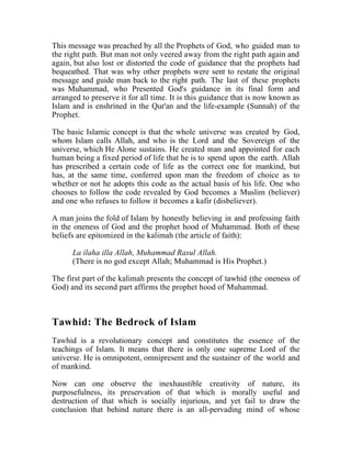 Islam basic principles_and_characteristics | PDF