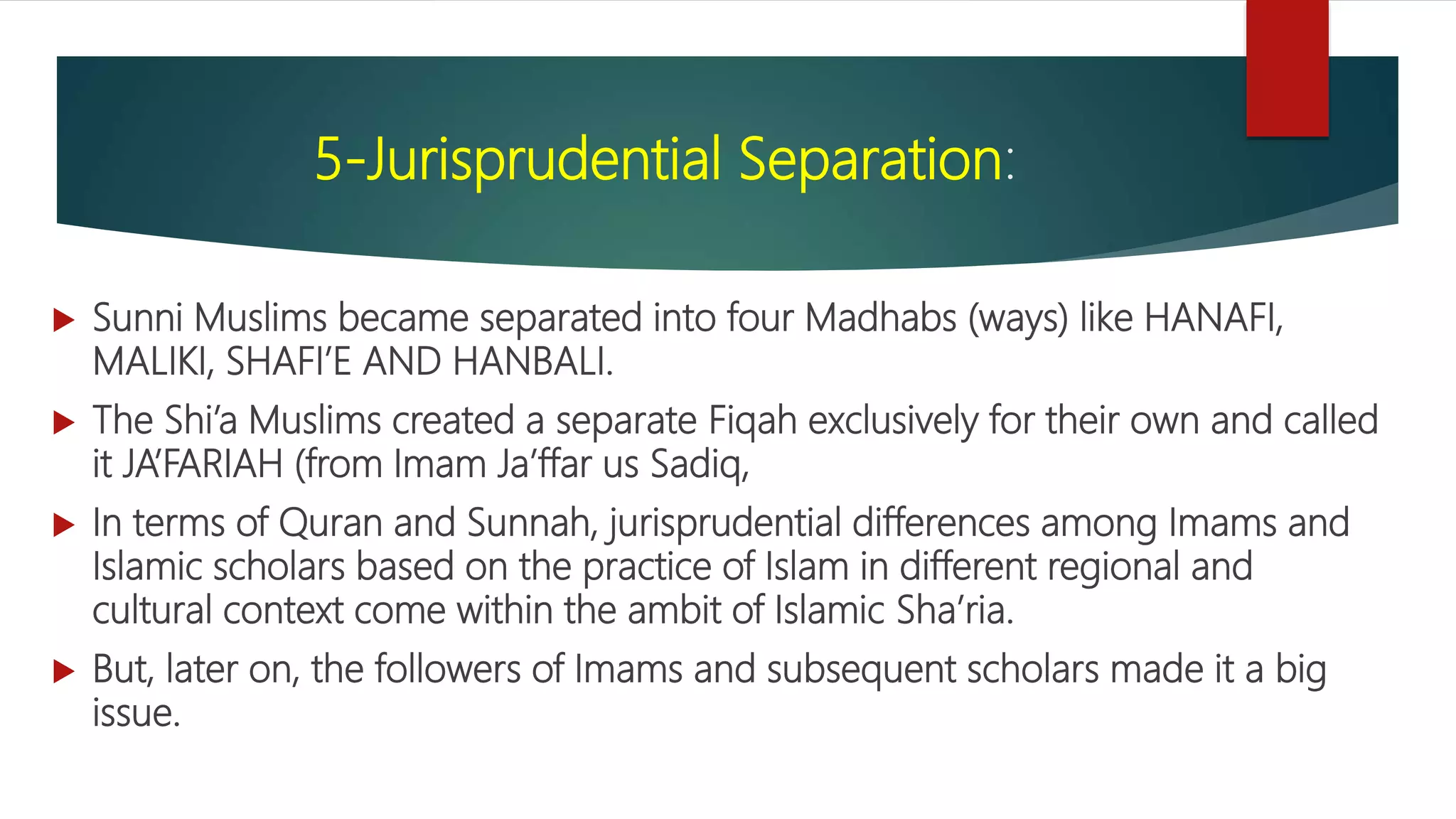 Islam can unite divided nation | PPTX