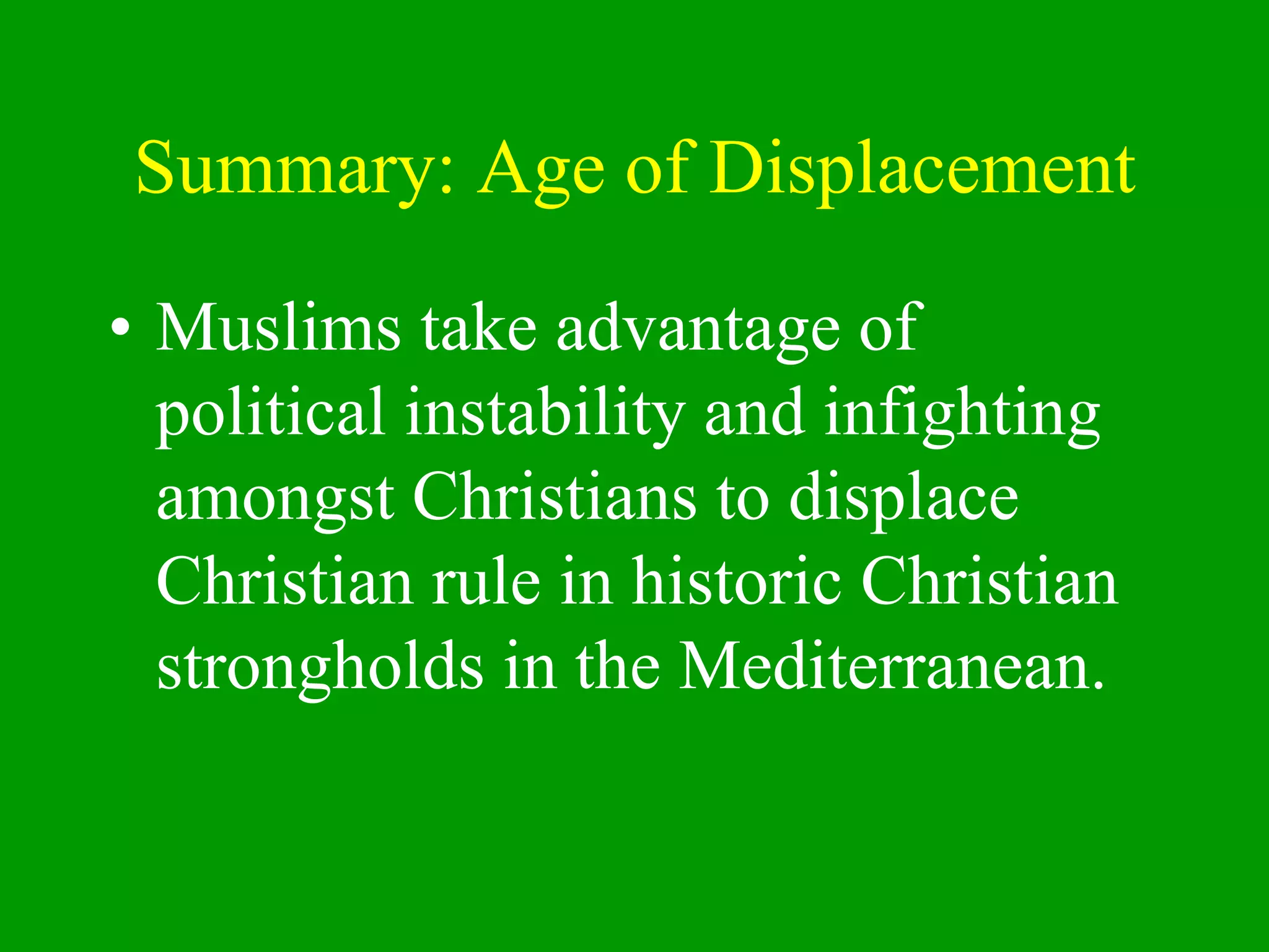 Islam: Christian Muslim..contact | PPT
