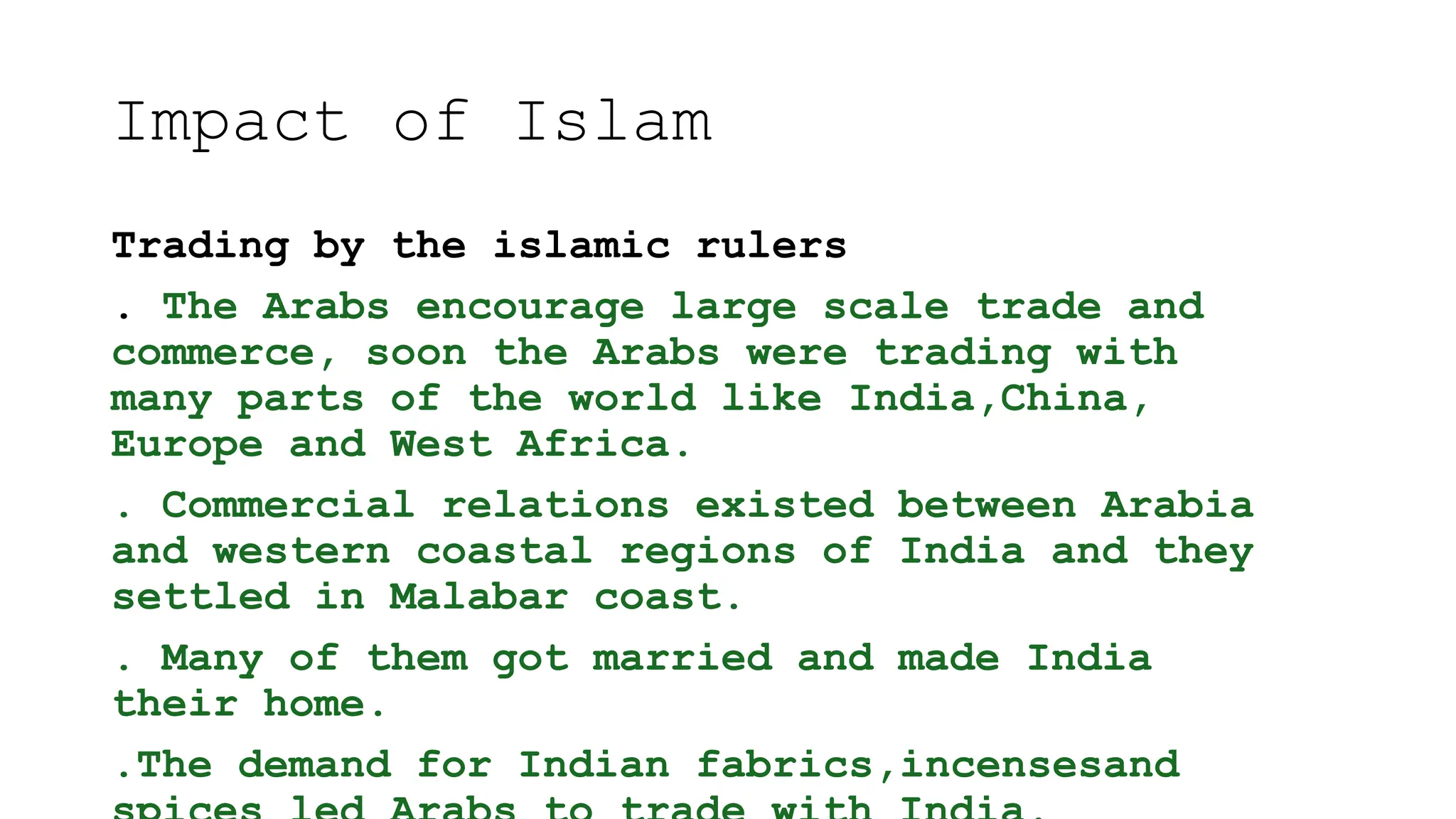 Islam class seven icse . islam and its impact on middle east | PPTX