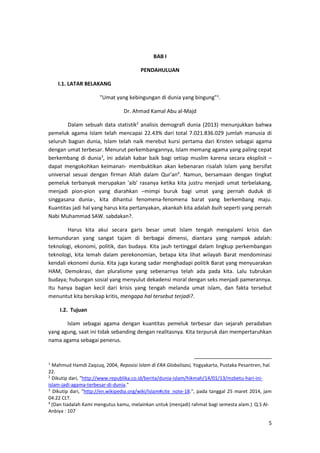 Islam dalam krisis multidimensi | DOCX