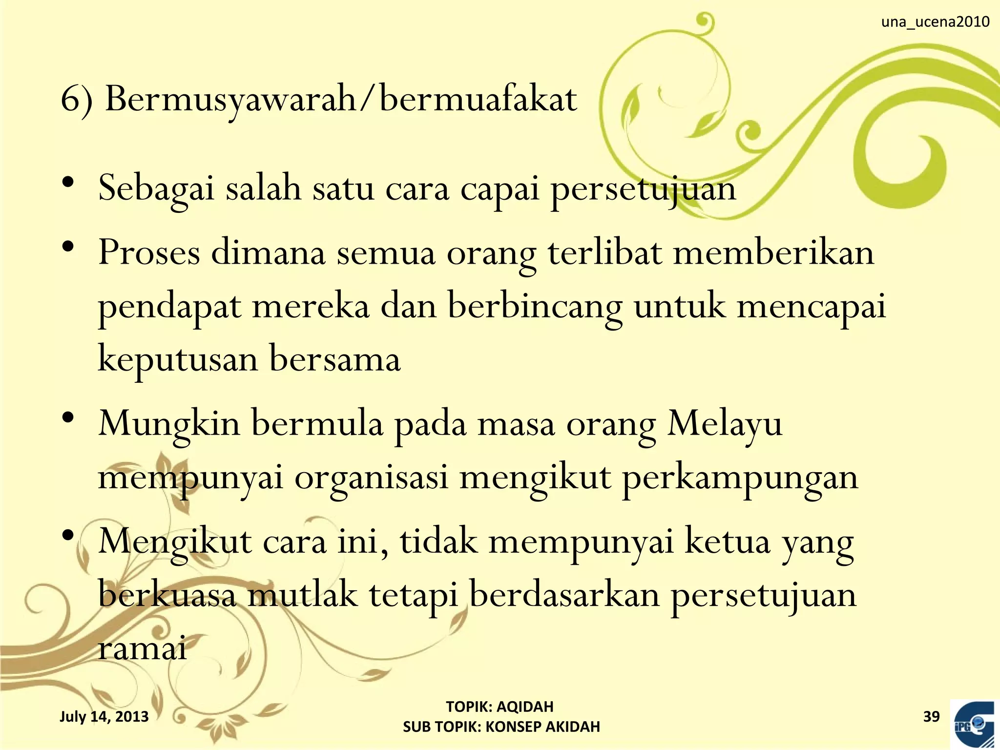 TITAS: Islam dalam tamadun melayu | PPT