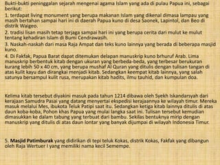PENYEBARAN ISLAM DI PAPUA | PPTX