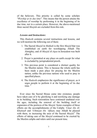 Islam explanation of the forty makkan narrations | PDF