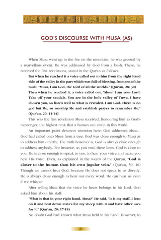 [ Islam] [ haroon yahya] [ quran] [ harun] [moses] prophet musa | PDF