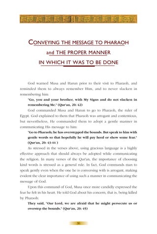 [ Islam] [ haroon yahya] [ quran] [ harun] [moses] prophet musa | PDF