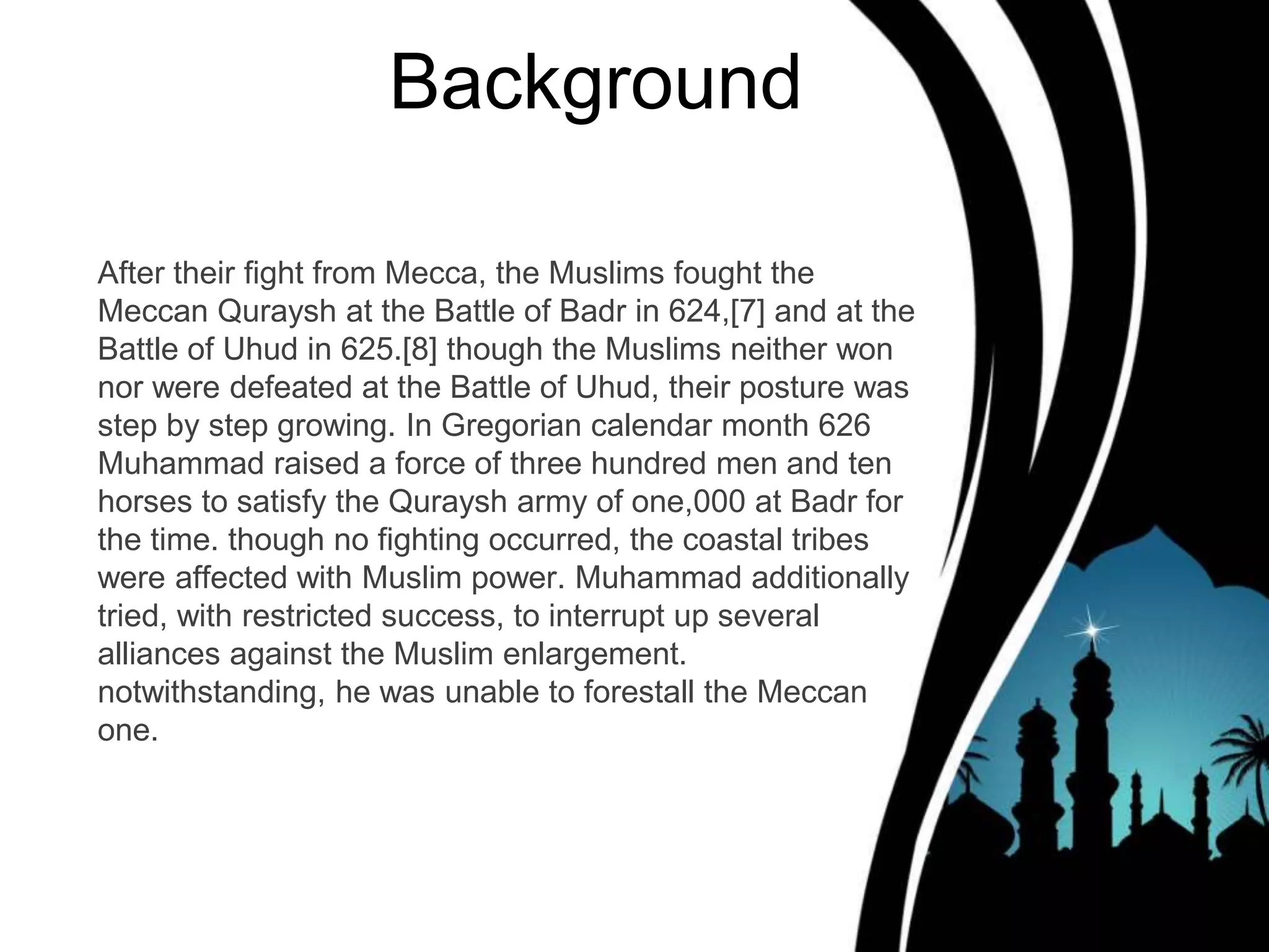 Battle of Khandaq | PPT