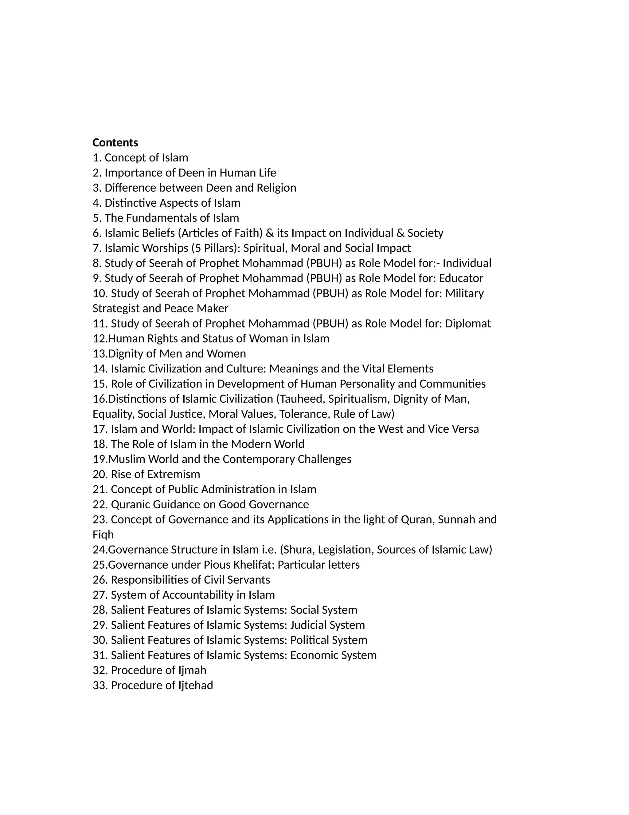 CSS Islamiat Past Paper Analysis (Topic-wise) 2000-2024 by Syed Adnan ...