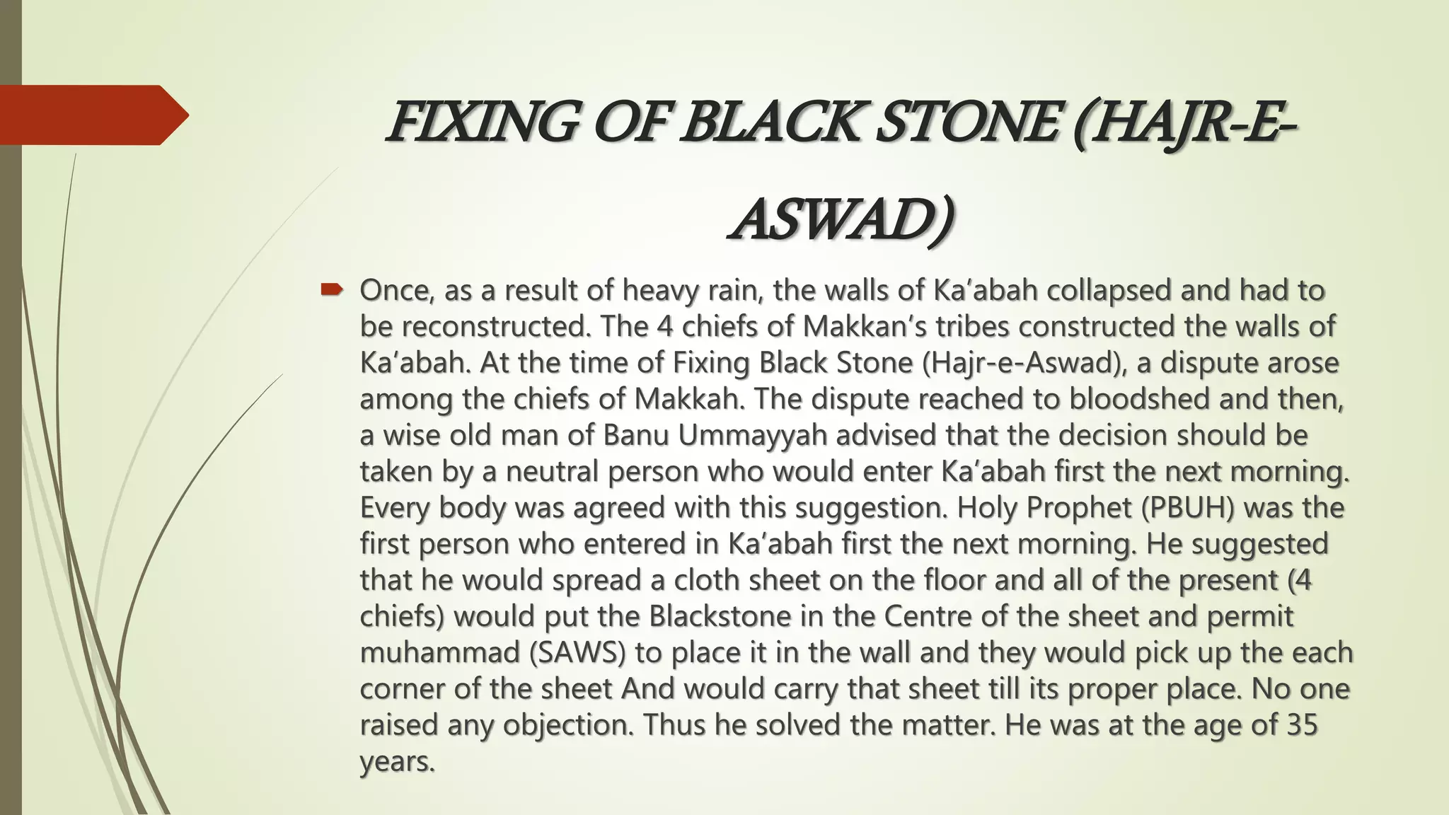 The Life And Importance Of The Prophet Muhammad P.B.U.H | PPTX