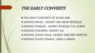 The Life And Importance Of The Prophet Muhammad P.B.U.H | PPTX