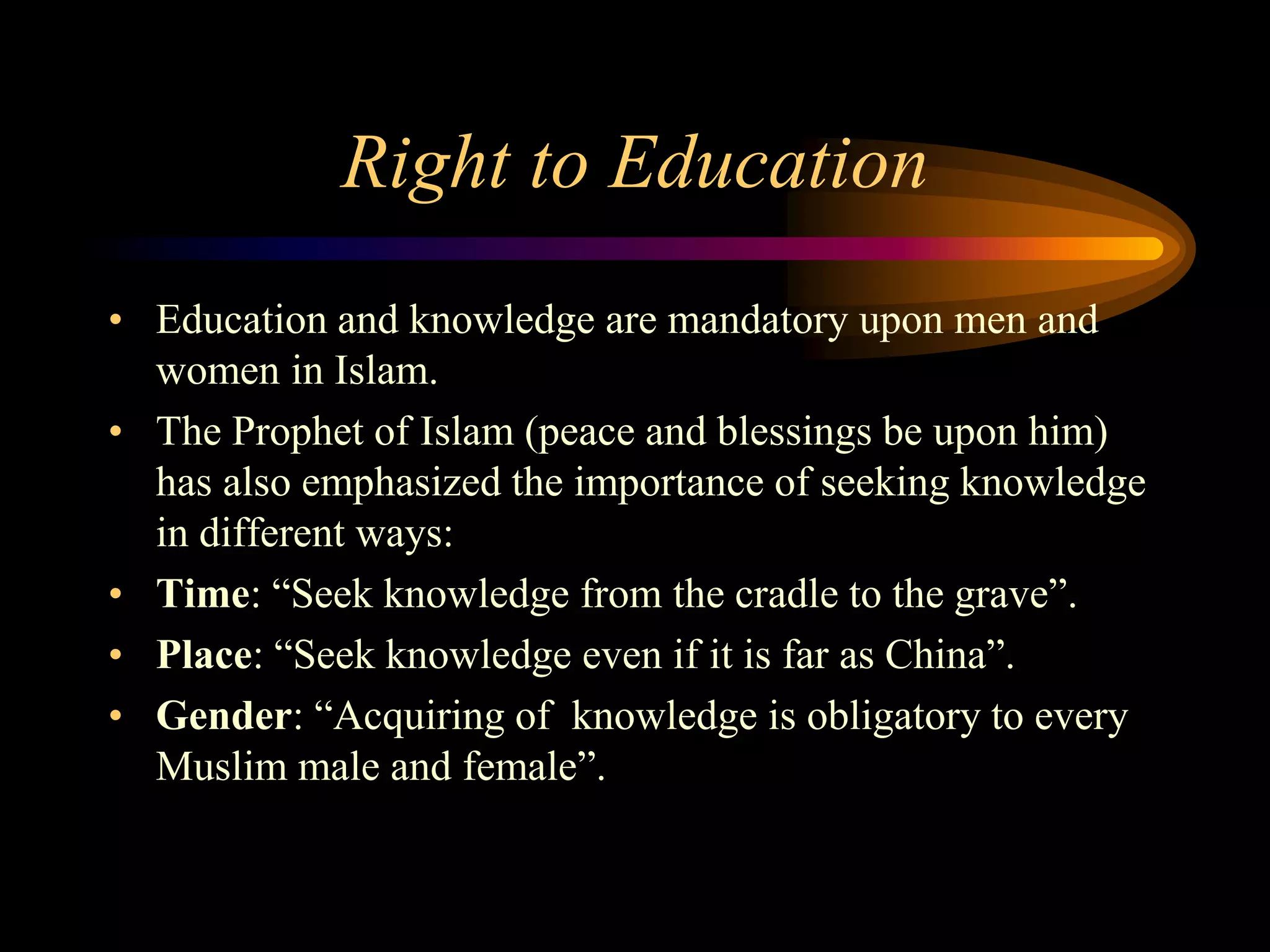Human Rights in Islam | PPTX