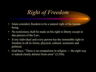 Human Rights in Islam | PPTX