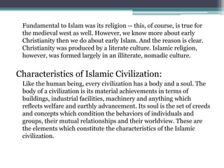 Islamic Culture And Civilization | PPTX