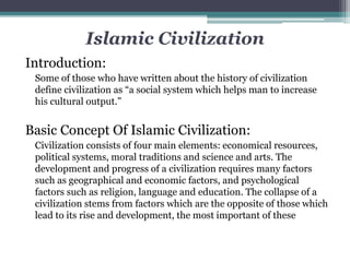 Muslim Civilization Powerpoint