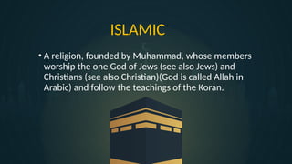 ISLAMIC & the background and origin .pptx