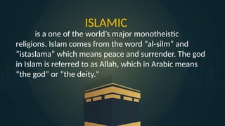 ISLAMIC & the background and origin .pptx
