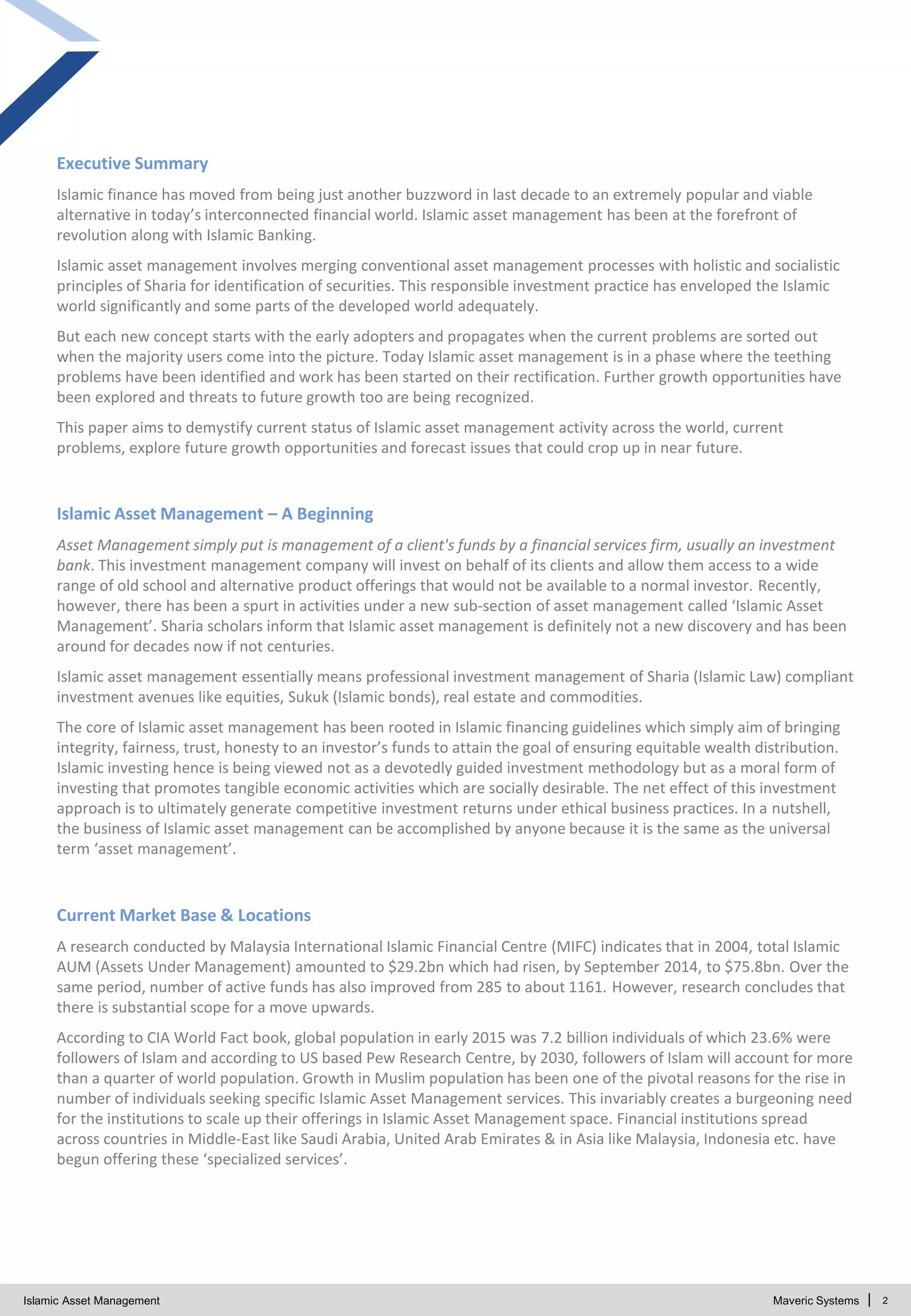 Islamic Asset Management A new Iceberg | PDF