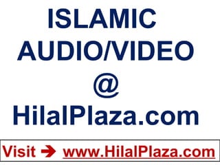 Islamic audio-video-islamic-books | PPT