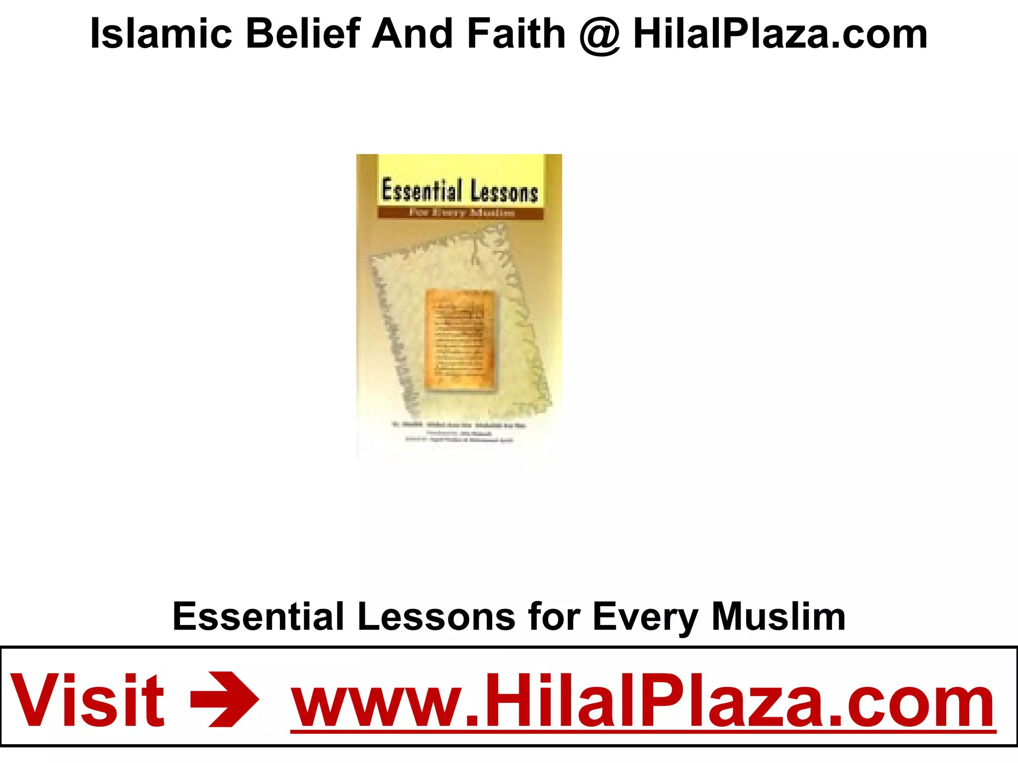 Islamic belief-and-faith-islamic-books | PPT
